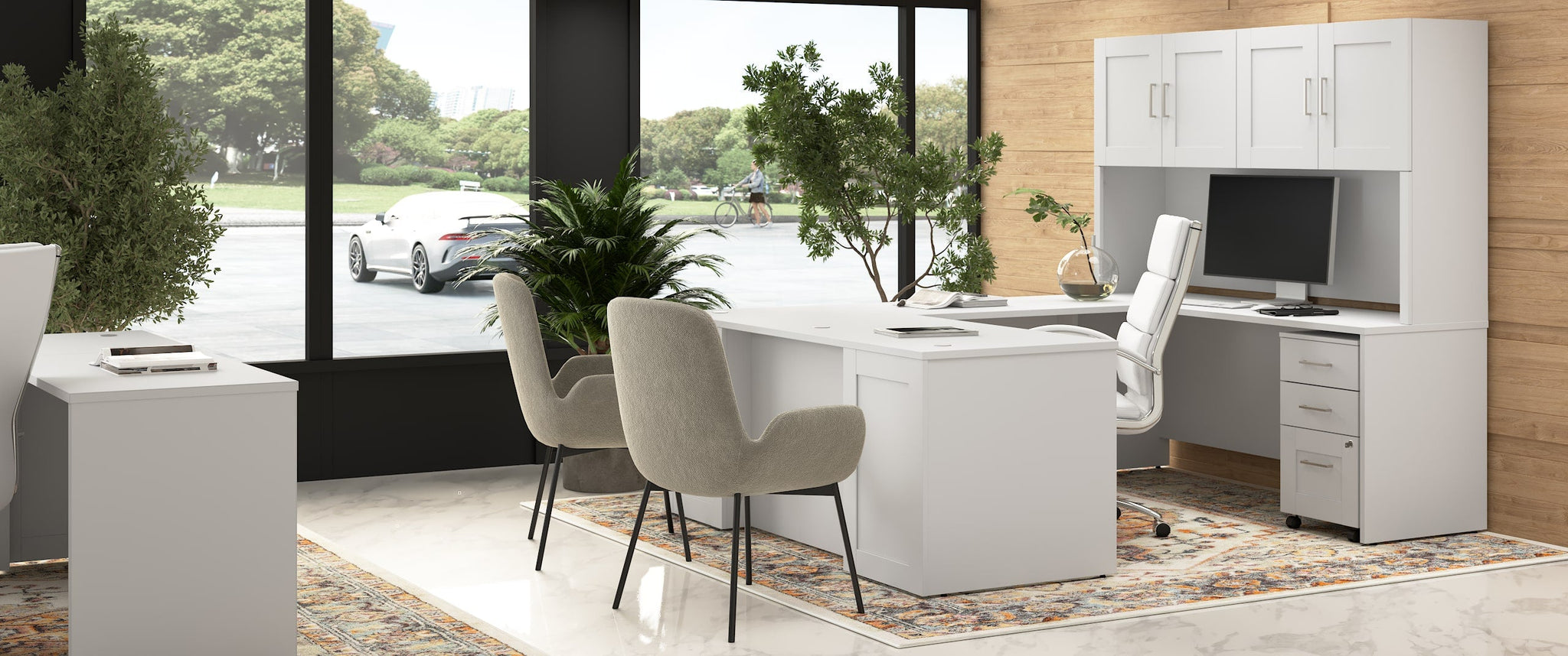 Office Desks With Hutches | Bush Business Furniture