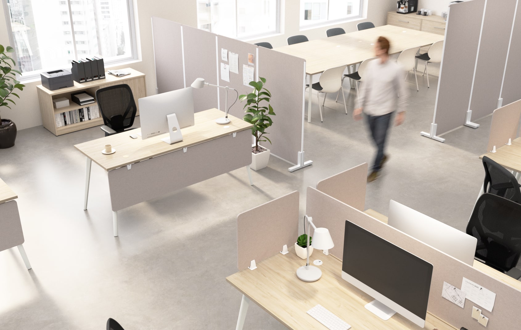 Cubicle Privacy Panels | Office Cubicle Privacy Screens