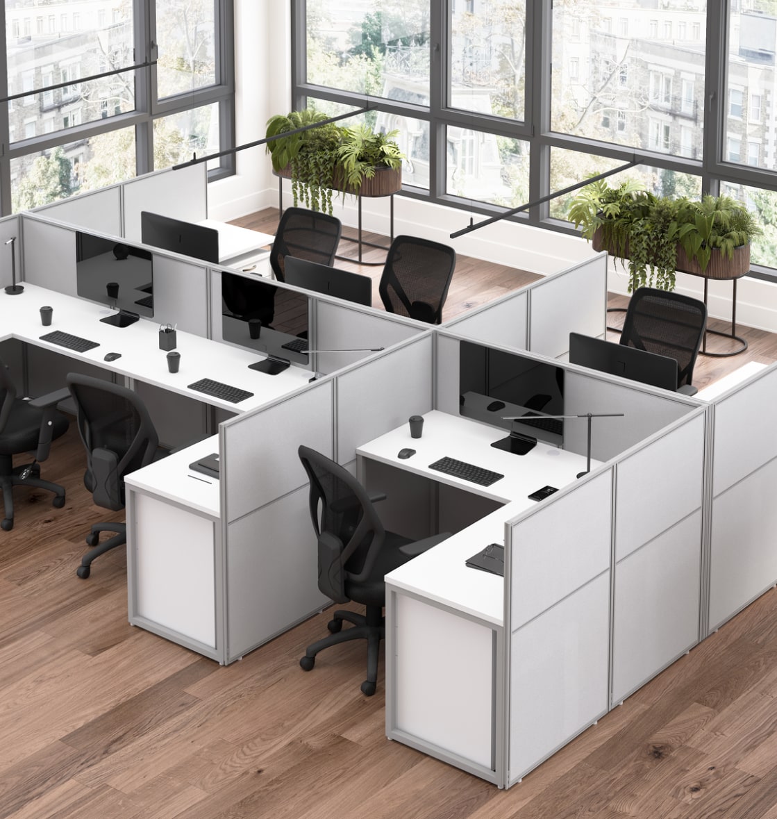 Office Cubicles and Partitions | Bush Business Furniture