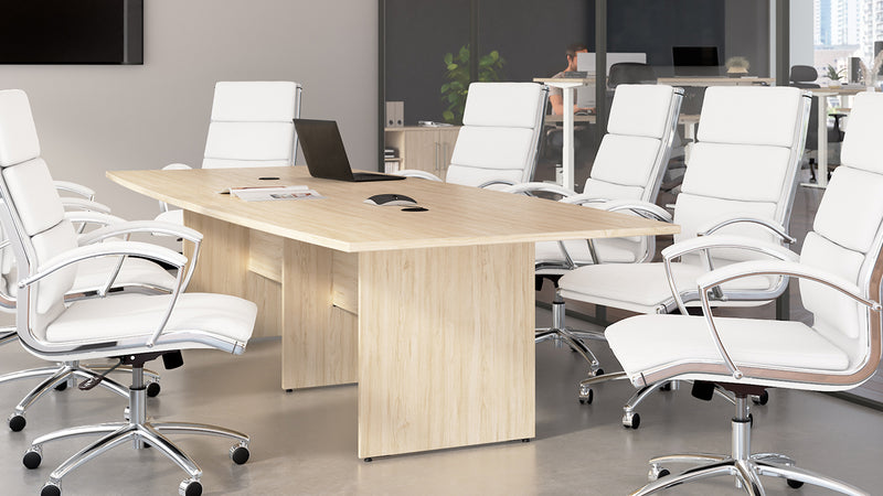 Bush Business Furniture 42-inch Round Conference Table with Metal Base
